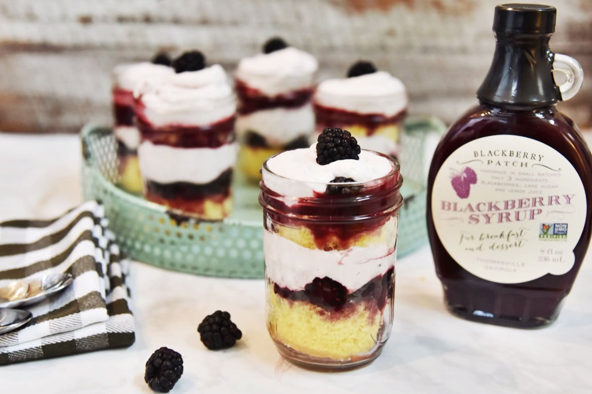 Blackberry Lemon Trifle - Blackberry Patch Fruit Syrups, Preserves and ...