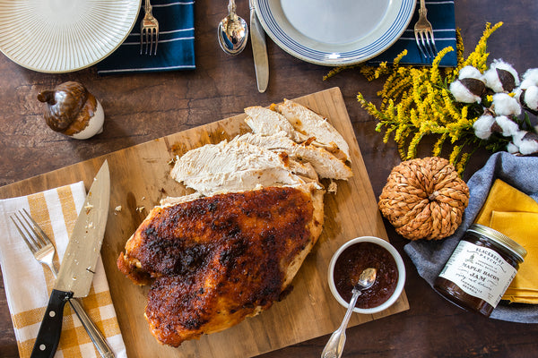 Turkey Breast with Maple Bacon Glaze - Blackberry Patch Fruit Syrups ...